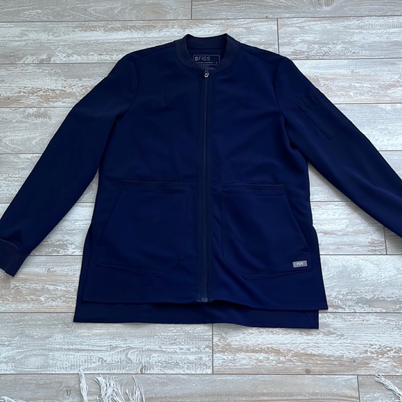 Figs | Jackets & Coats | Figs Uniform Blue Jacket Only Used A Few Times ...